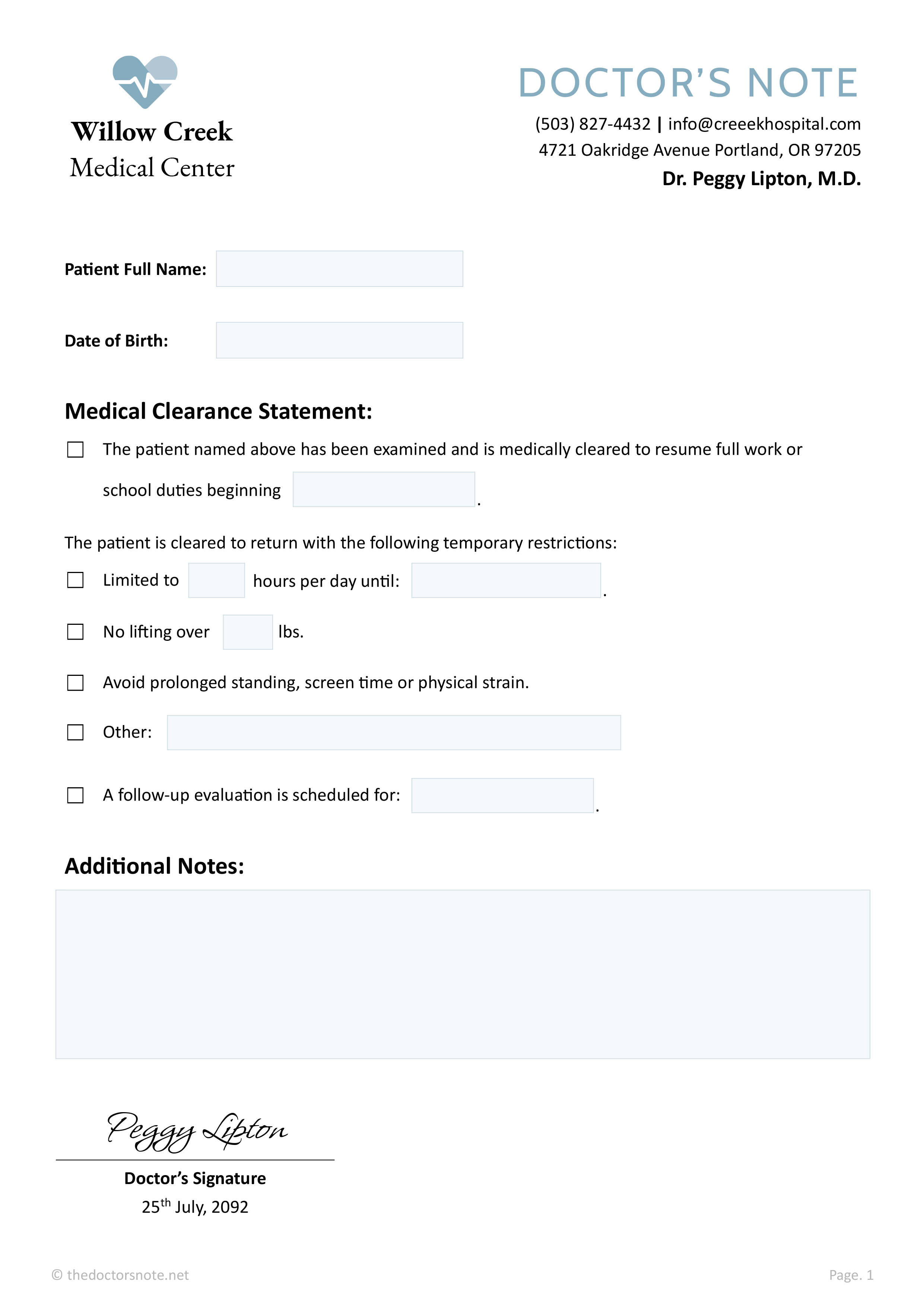 How to Make a Doctor's Note: 8 Steps (with Templates) - TDN